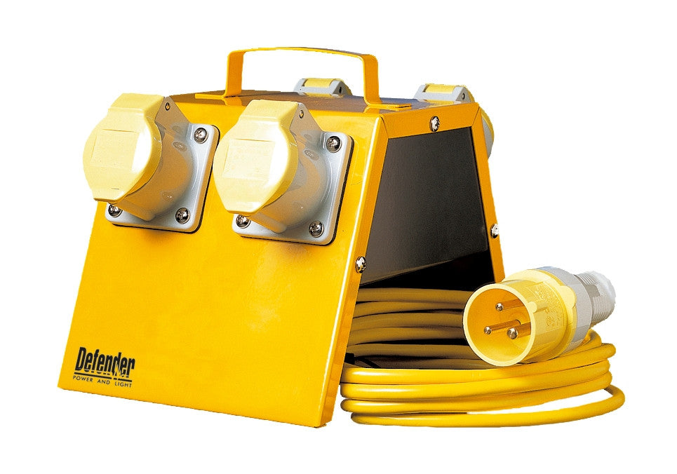 110v 4 Way Splitter Box - Builders Buddy – Builder's Buddy